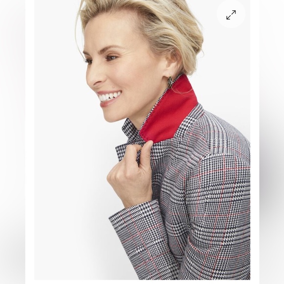 Talbots | Jackets & Coats | Talbots New Nwt Aberdeen Knit Blazer Glen ...